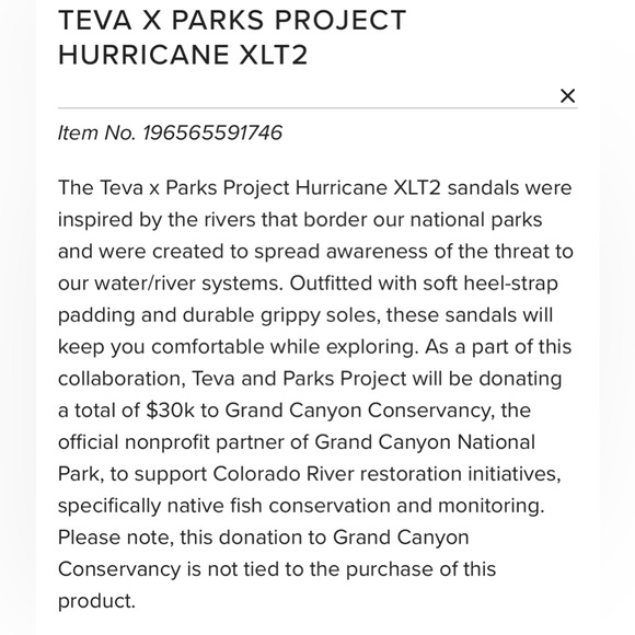 Parks Project | Shoes | Nib Teva X Parks Project Hurricane Xlt2 Dark Brown Limited Edition M 3 ...